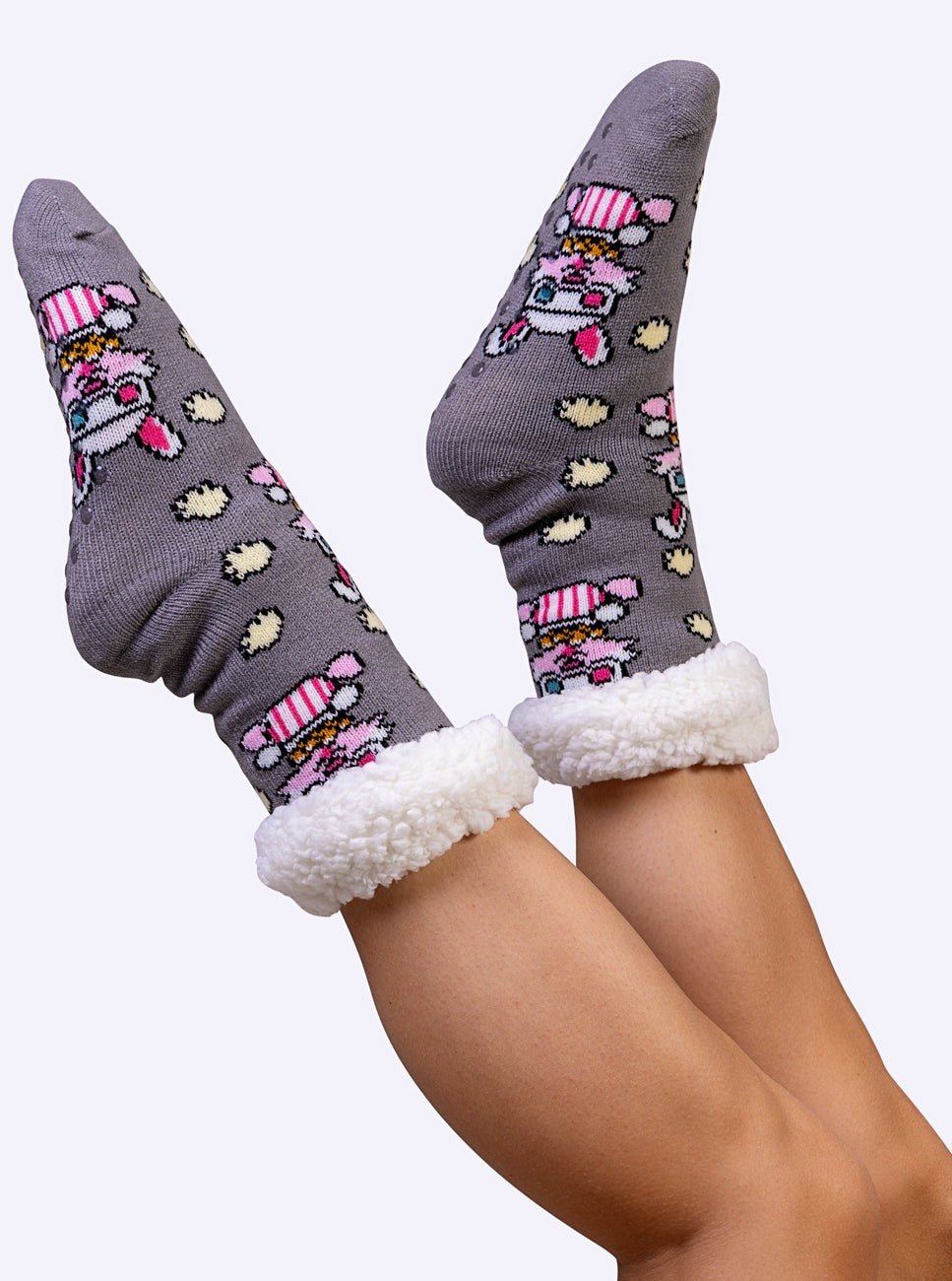 Cuddleez UK | Bunny Fluffy Slipper Socks | Loungewear